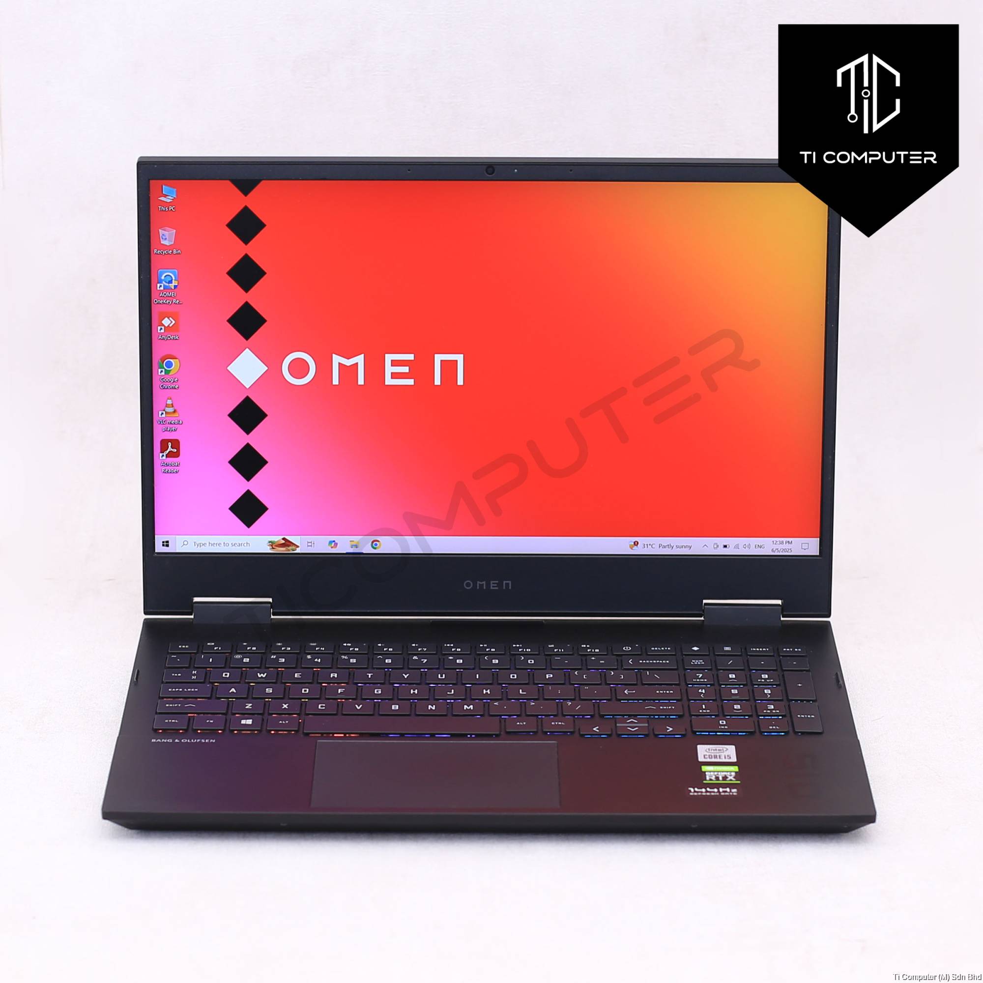 HP OMEN 15-ek1016tx Intel Core i5-10500H 16GB DDR4 RAM 512GB NVMe SSD ...